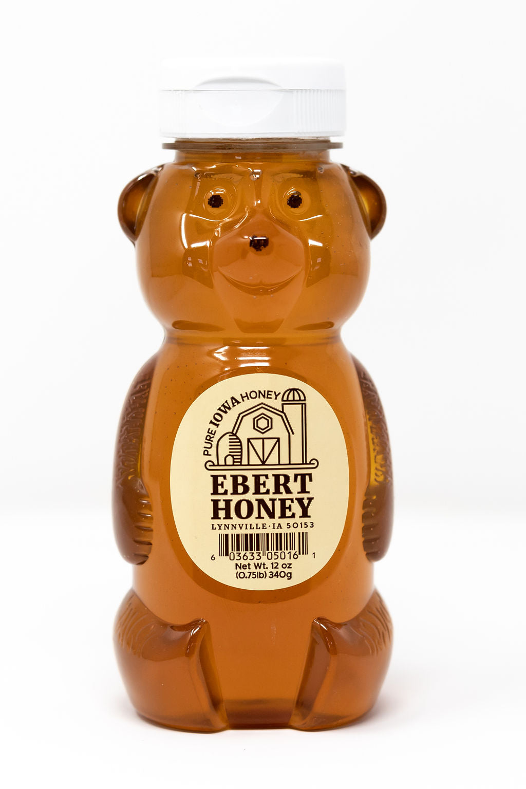 12 oz Honey Bear | Ebert Honey Store